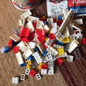 Playskool | Toys | Vintage Playskool Plastic Building Bricks Final ...